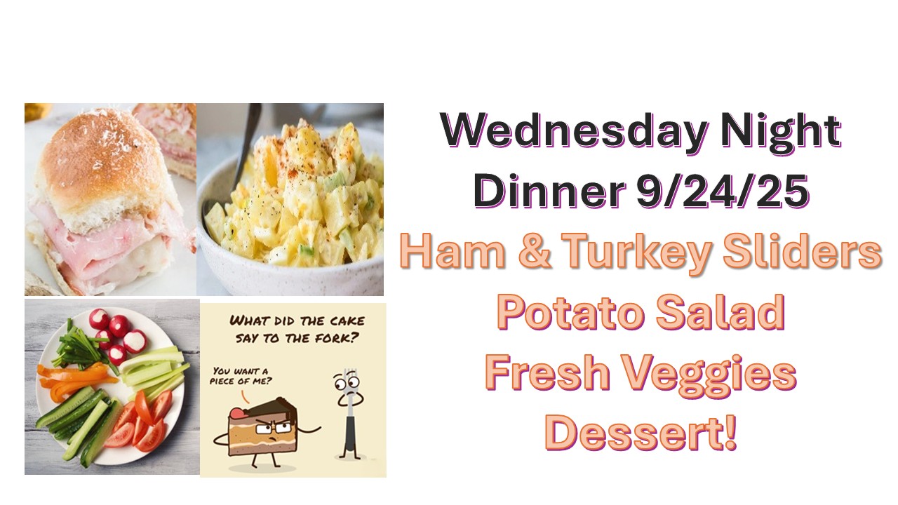 Wednesday Night Meal Sept. 24 - Ozark United Methodist Church